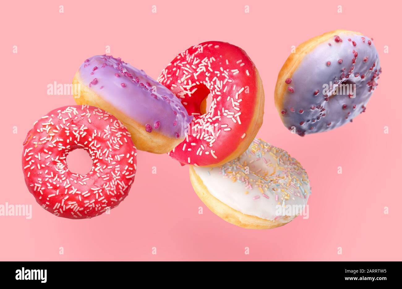 Flying donuts hi-res stock photography and images - Alamy