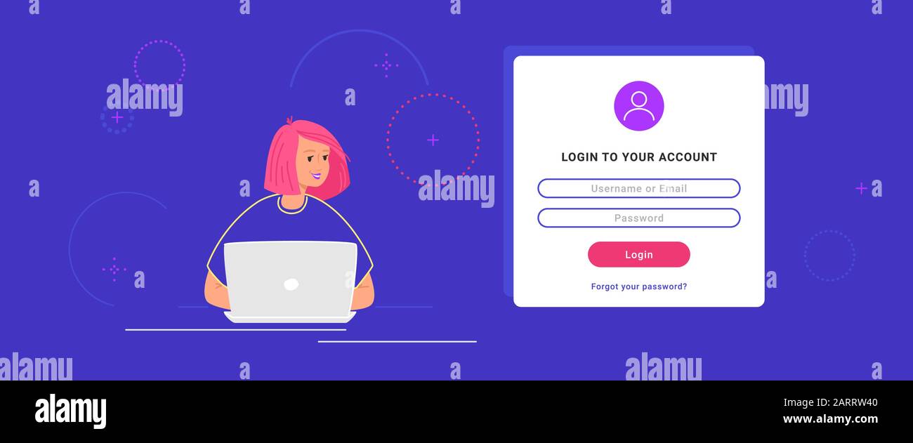 Login form and information security to social media and personal ...