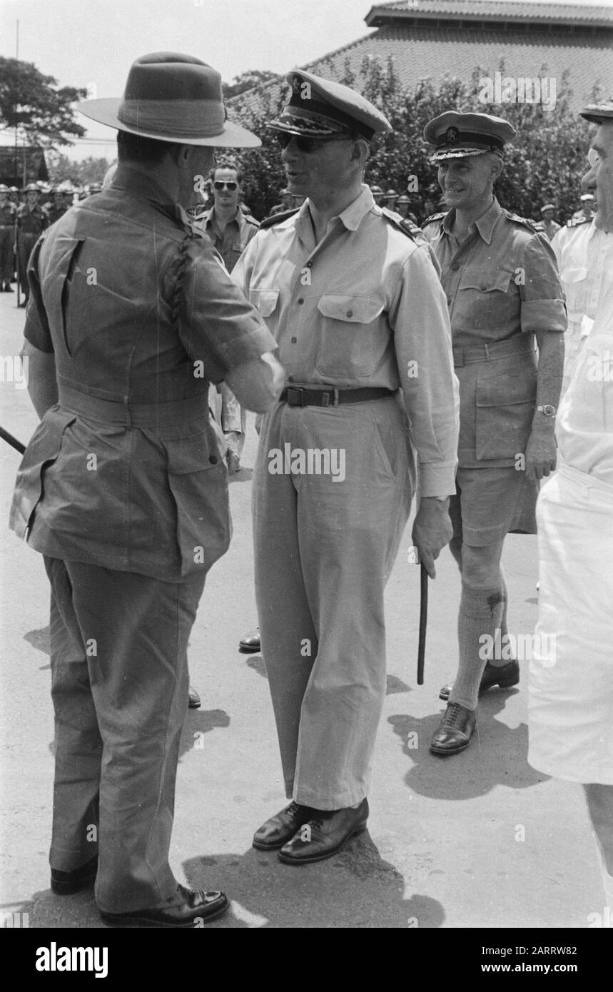 Arrival of General Montague Stopford Sir Montague Stopford (left) is ...