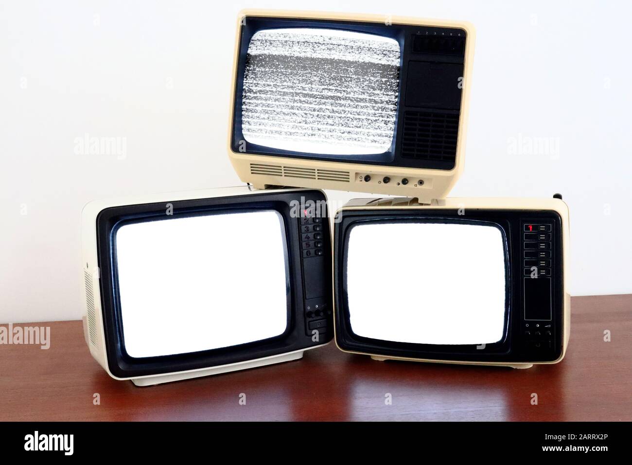 1970s Retro old TV Stock Photo - Alamy