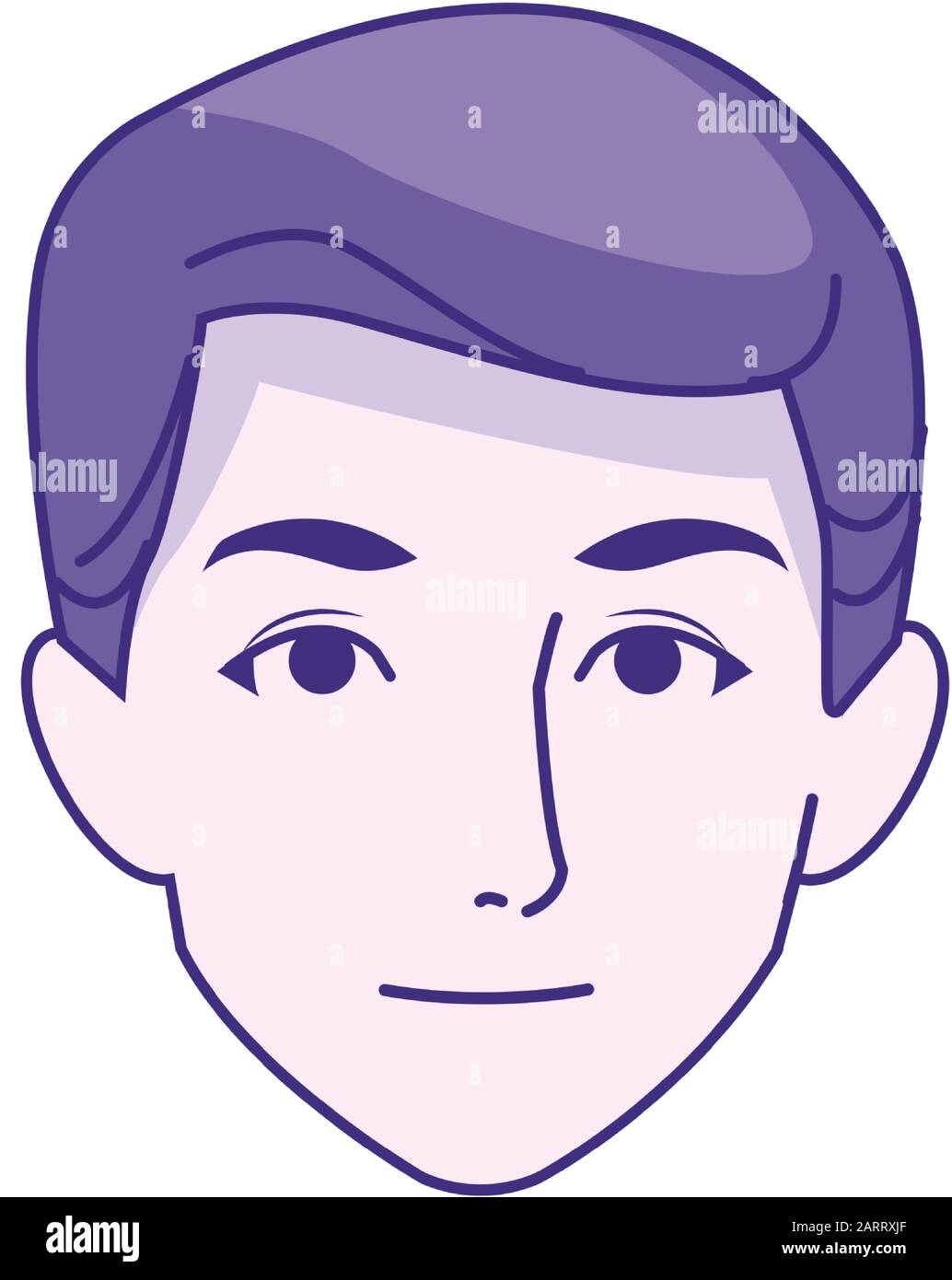 cartoon man face icon, colorful design Stock Vector Image & Art - Alamy