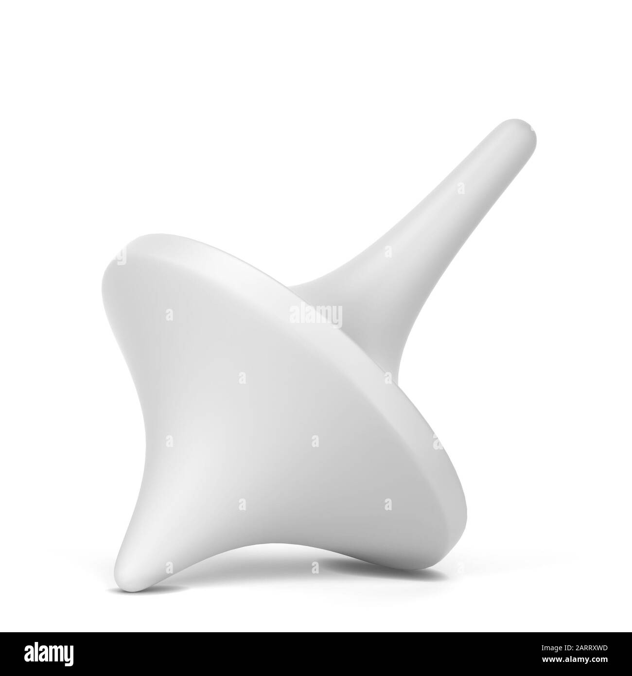Spinning top toy. 3d illustration isolated on white background Stock ...