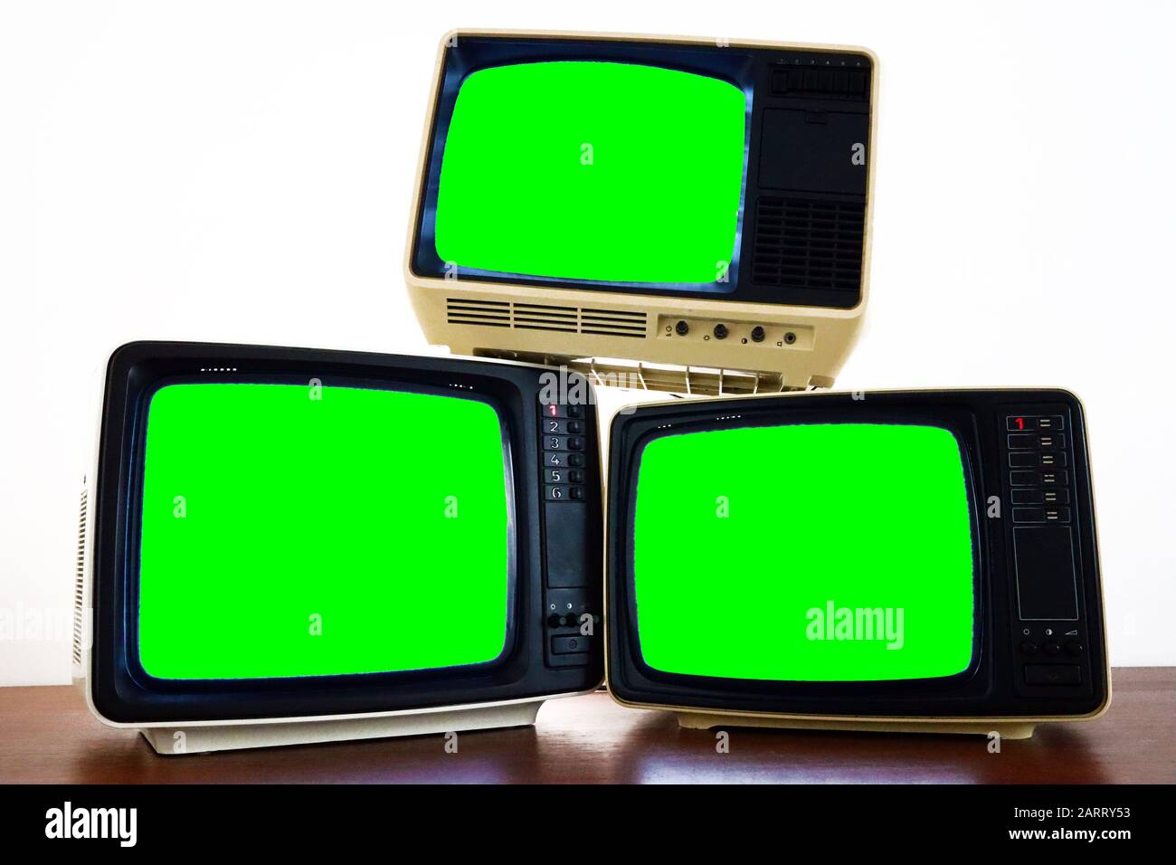 1970s Retro old TV Stock Photo - Alamy