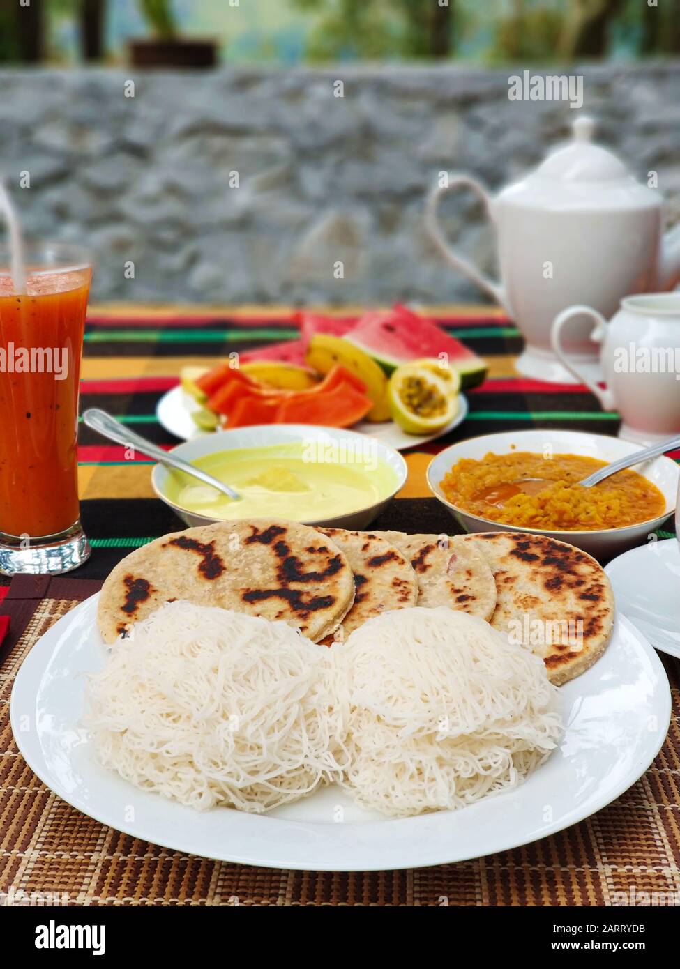 Traditional sri lankan breakfast egg hi-res stock photography and ...