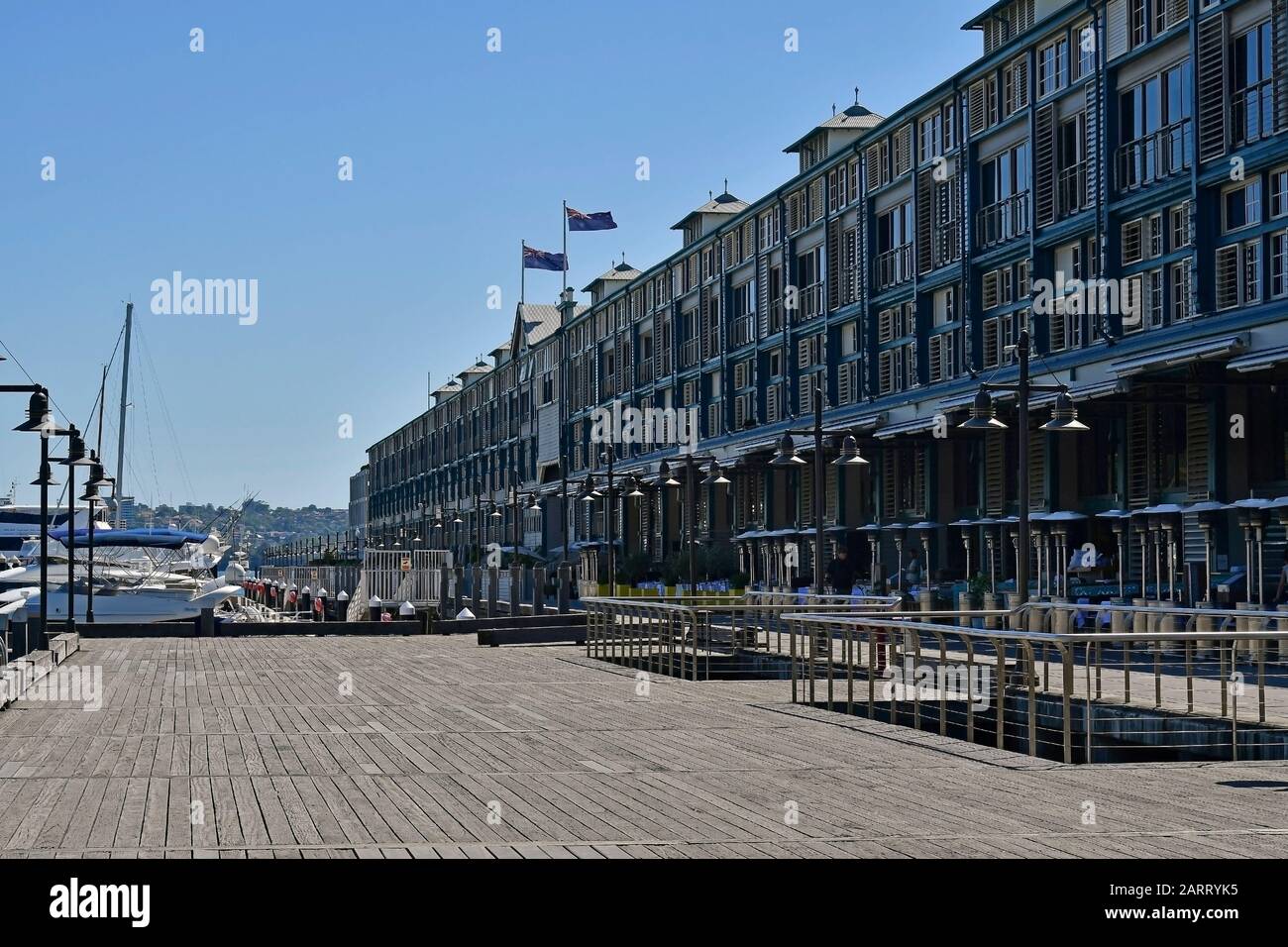 Sydney, NSW, Australia - October 30, 2017: Finger Wharf building ...