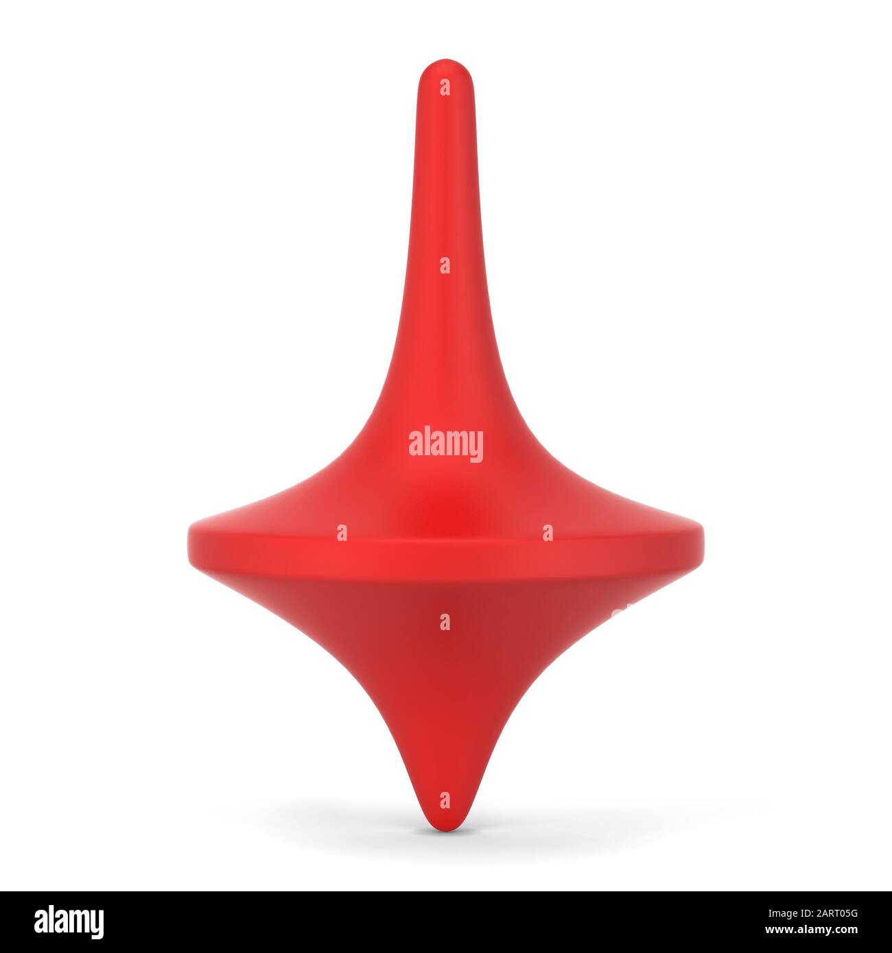 Spinning top toy. 3d illustration isolated on white background Stock ...
