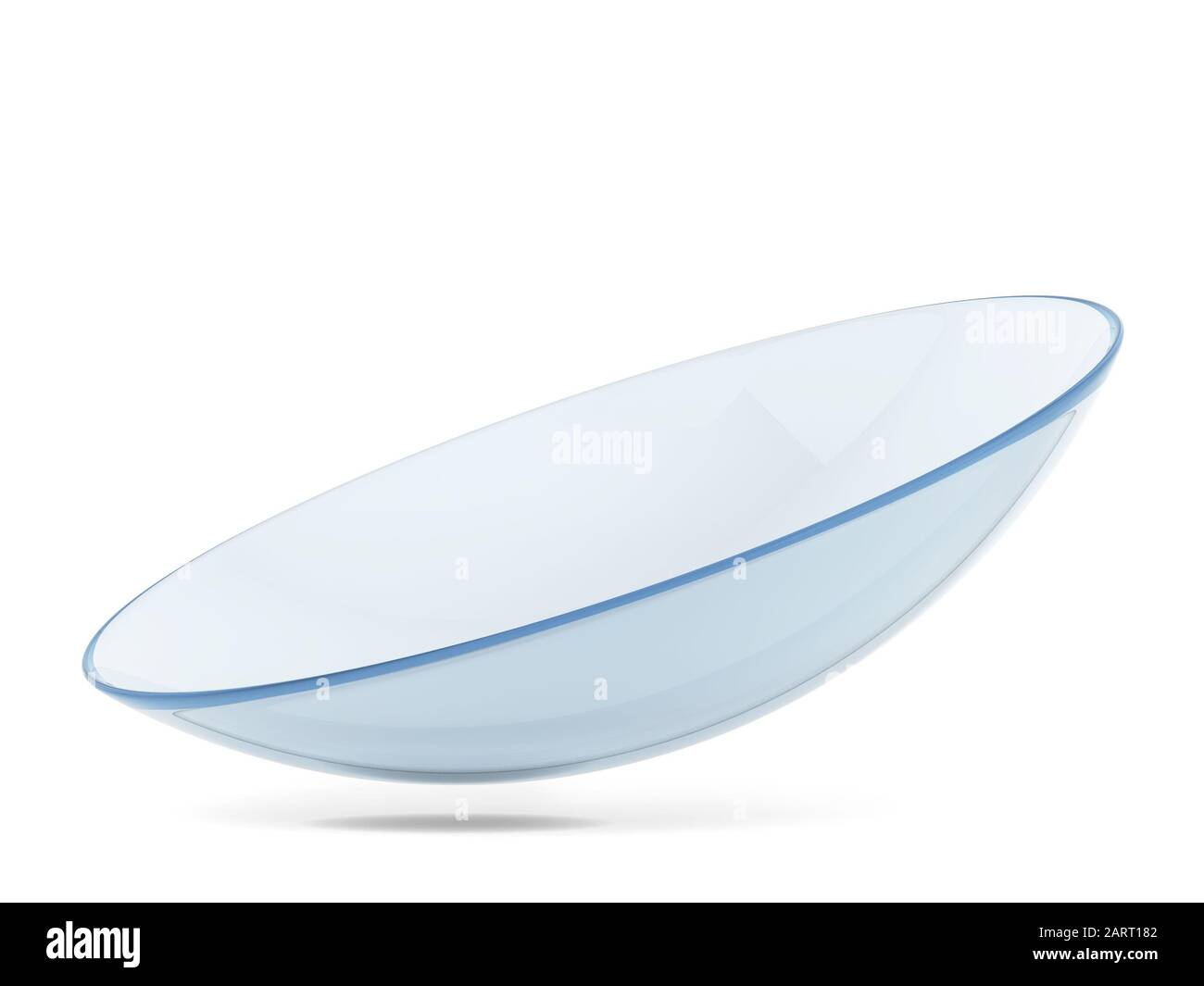 Optical contact lens. 3d illustration isolated on white background ...