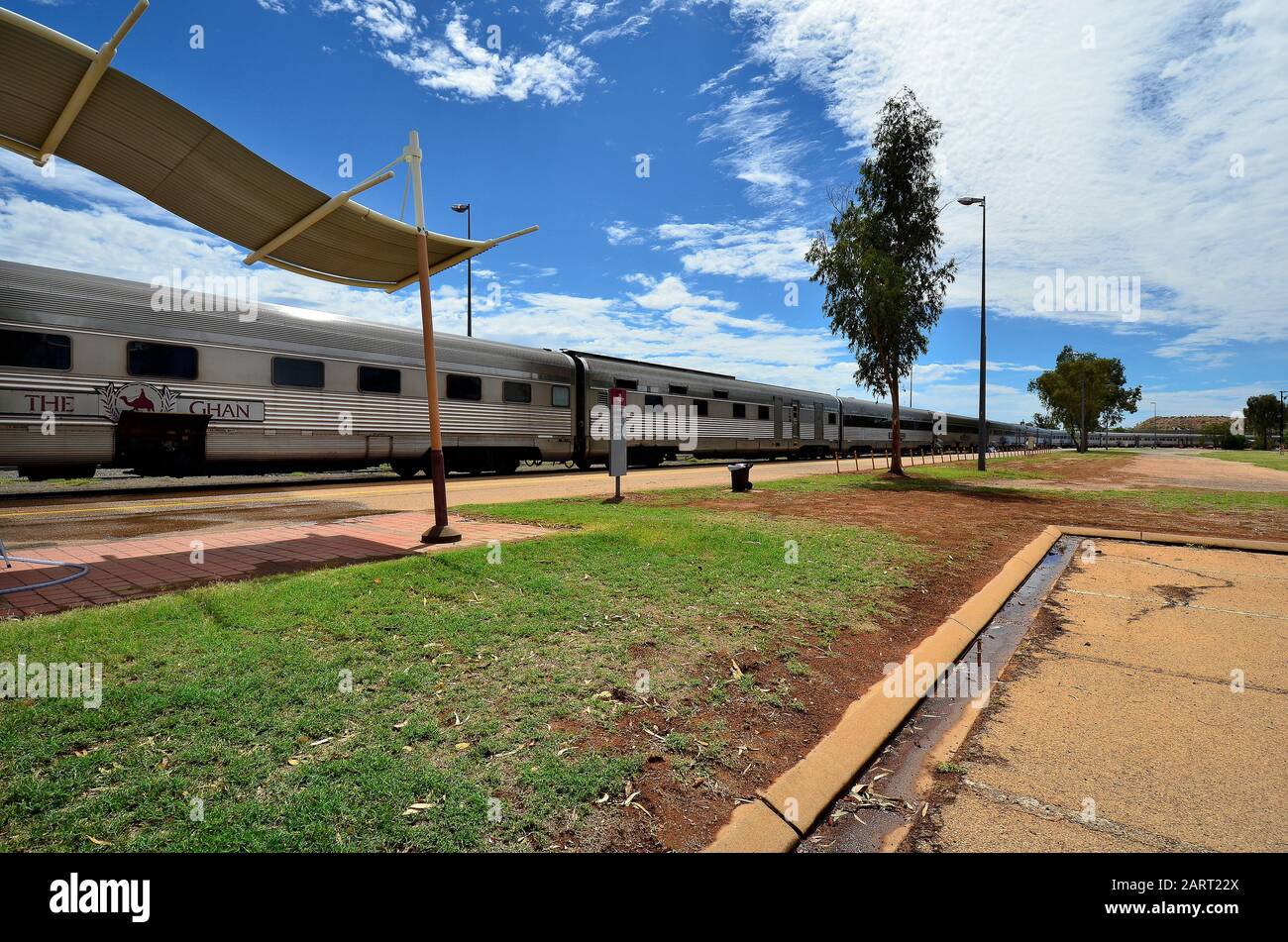 Alice Springs, NT, Australia - November 16, 2017: Station of The Ghan ...