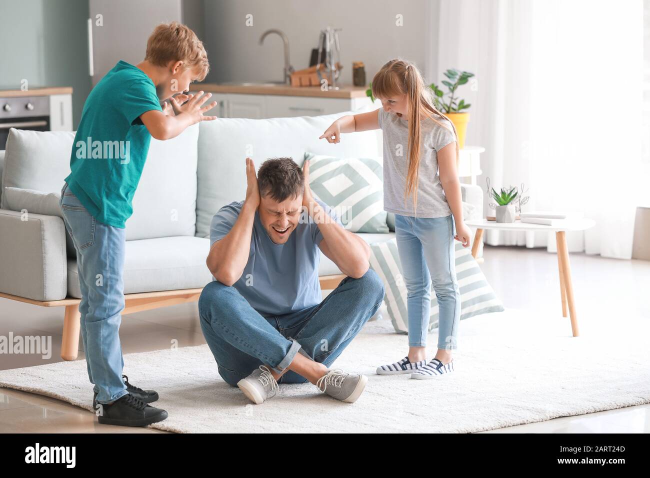 Grumpy Father High Resolution Stock Photography and Images - Alamy