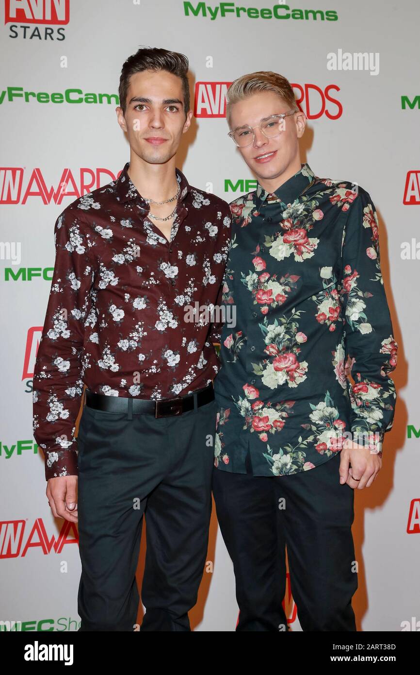 Jacob and Harley attend the 2020 Adult Video News AVN Awards at The ...