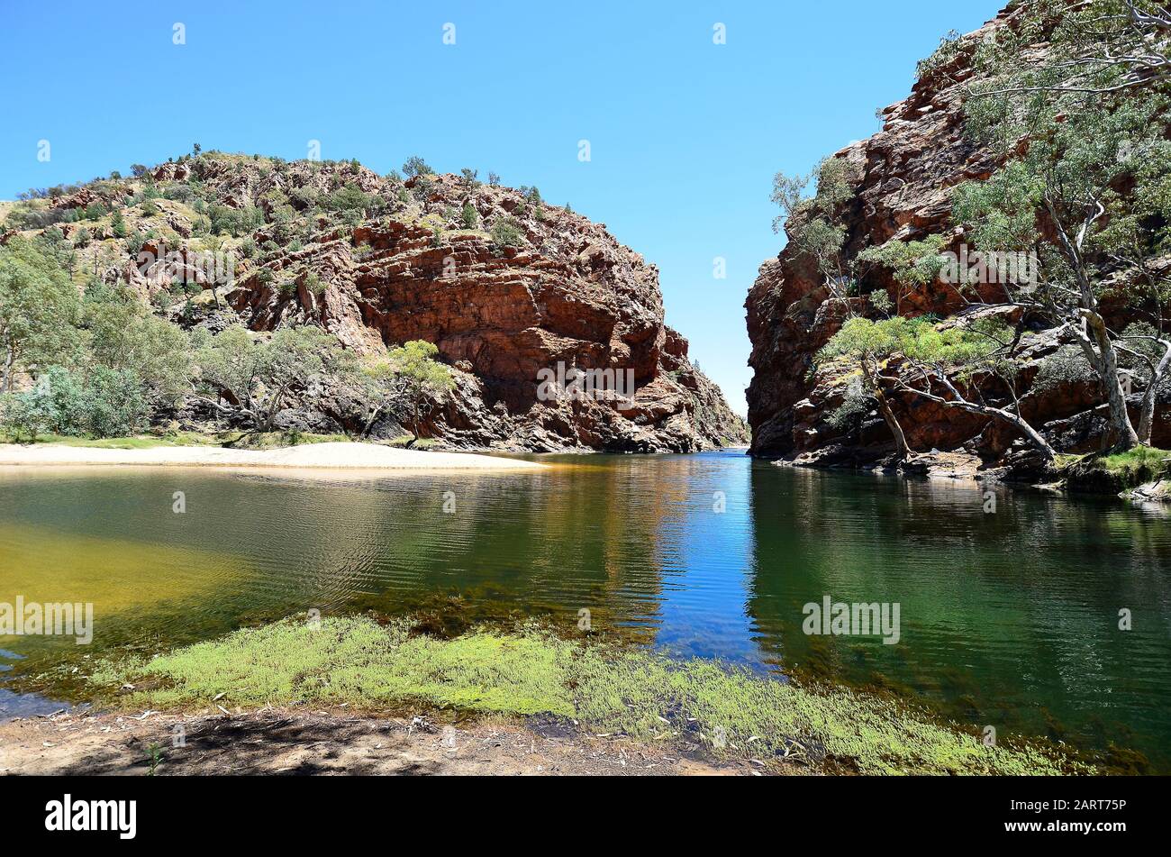 Australia, NT, Ellery Creek Big Hole, lake and waterhole in West ...
