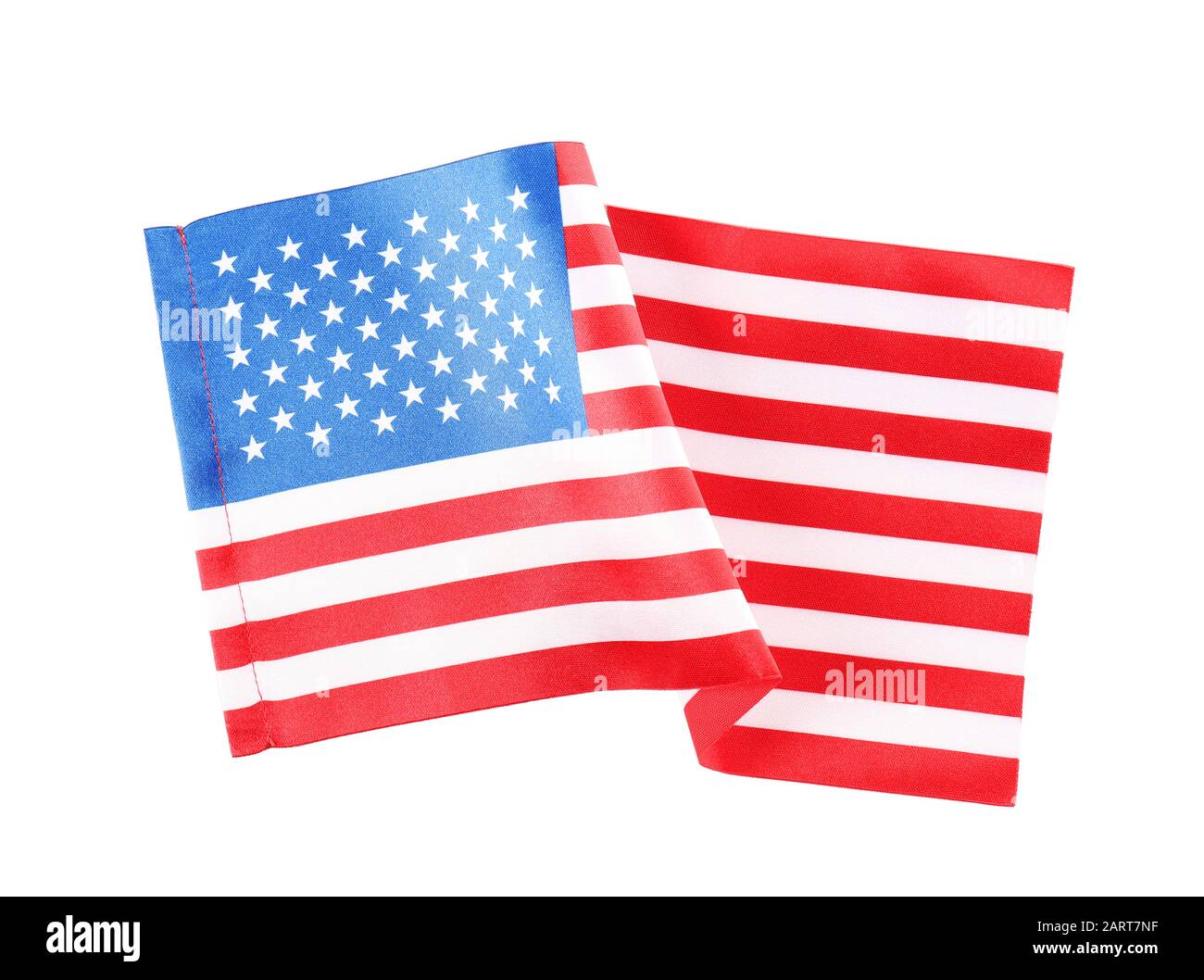 Flag of the United States of America on white background Stock Photo ...