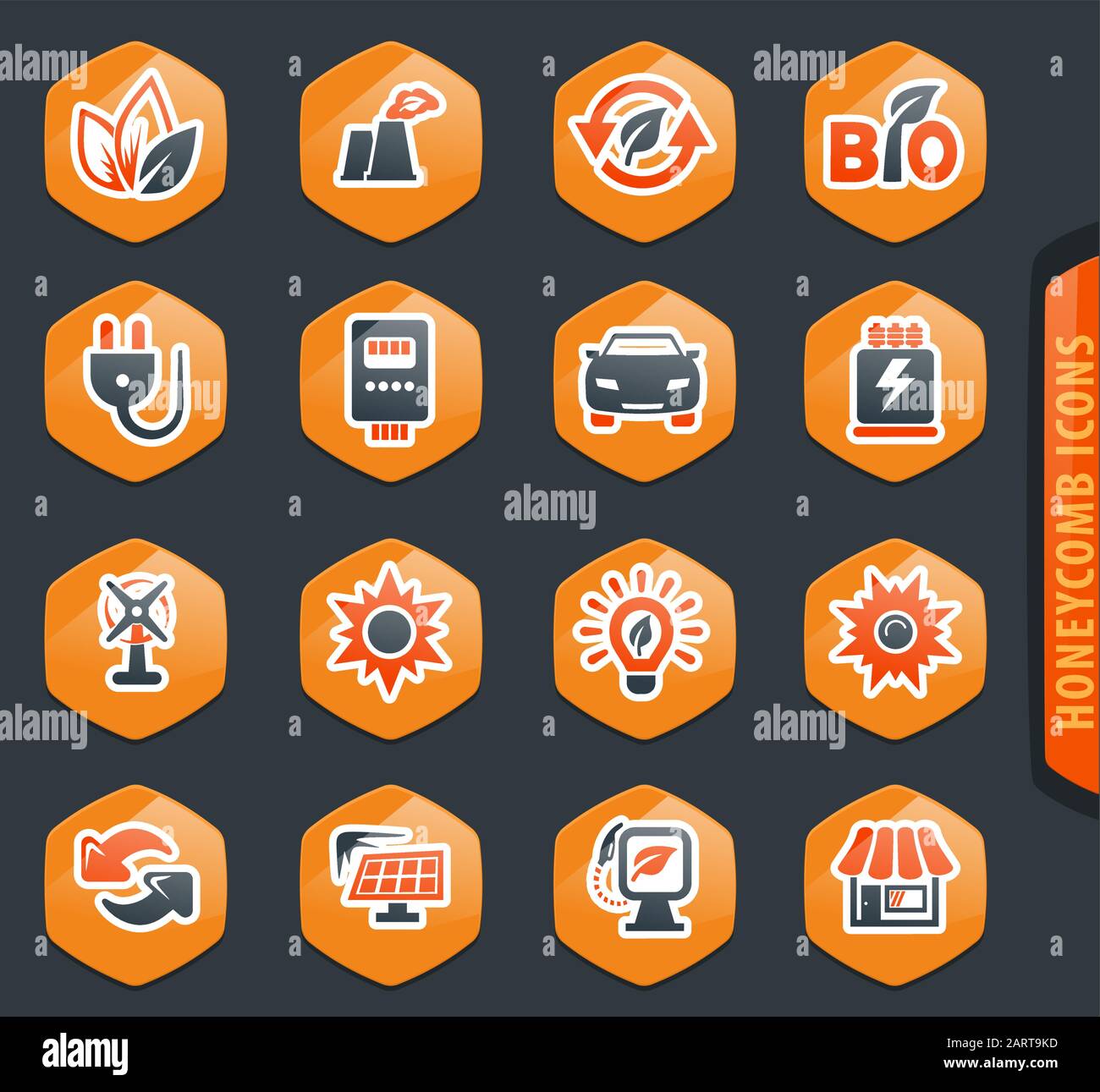 Alternative energy icons set Stock Vector Image & Art - Alamy