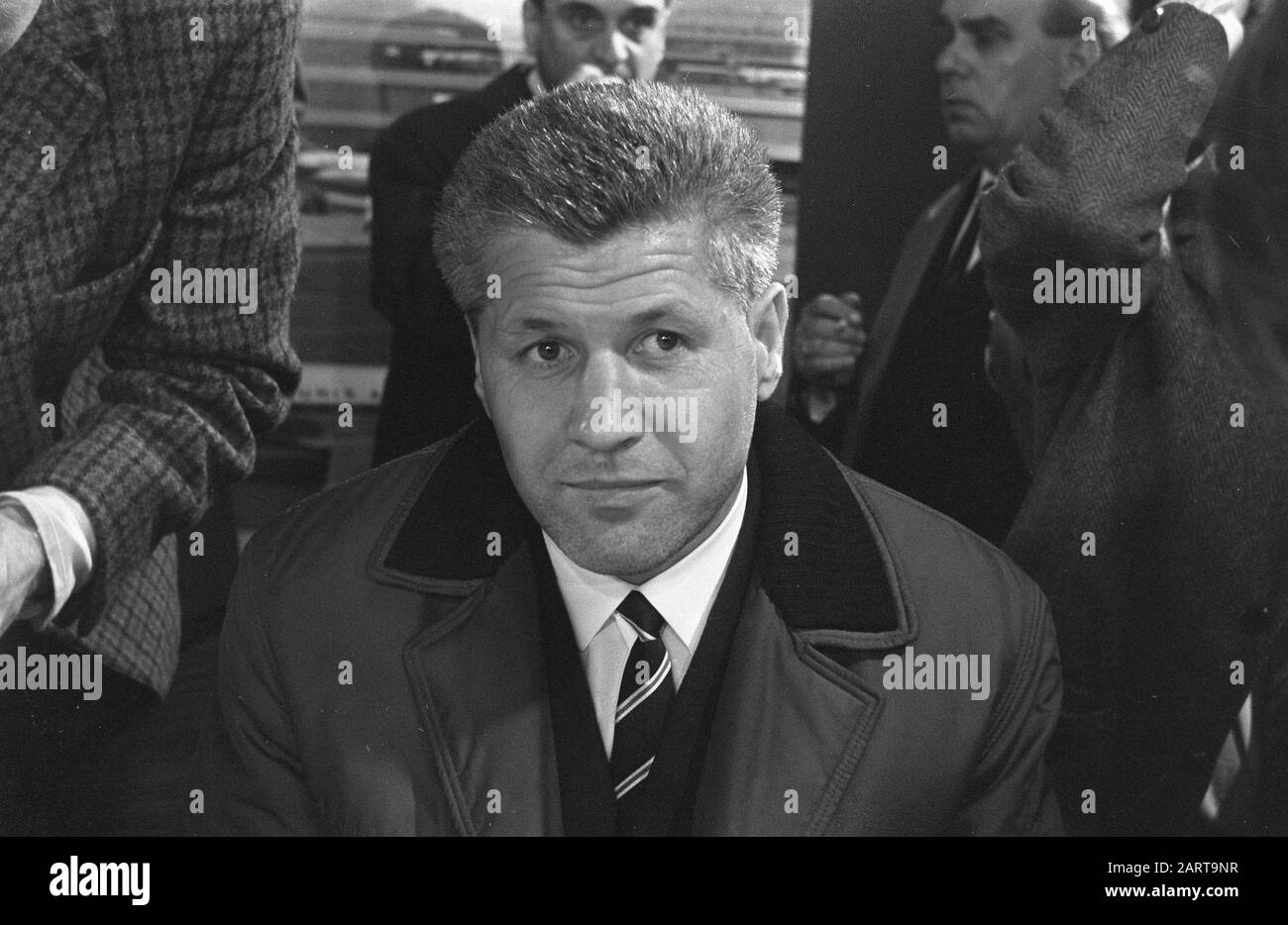 Spartak Trnava arrives at Schiphol for the match against Ajax J. Hucke ...