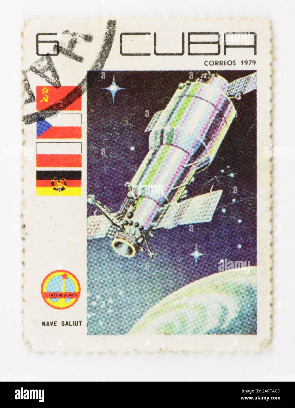 Vintage cuba stamp hi-res stock photography and images - Alamy