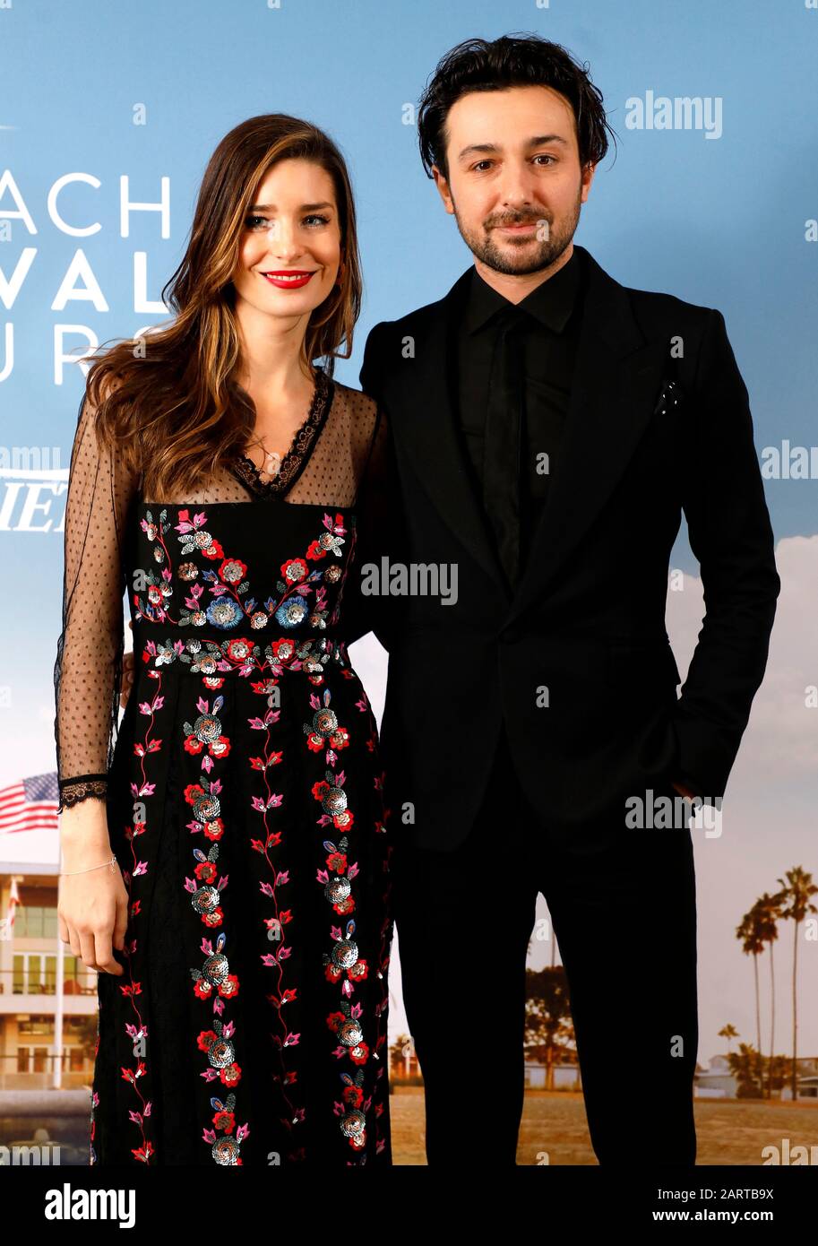 Nettie Wakefield (left) and Alex Zane attending the Newport Beach Film ...