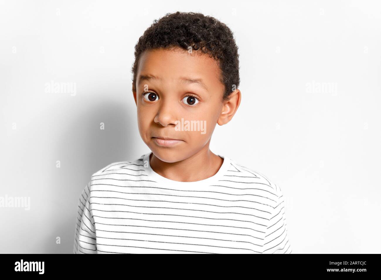 Confused Black Child