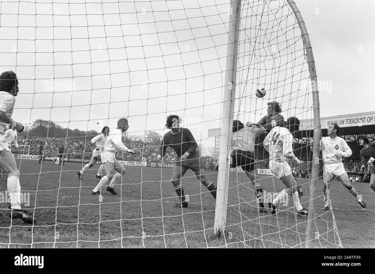 Football match Telstar against Ajax, final score 1-2 Game moment ...