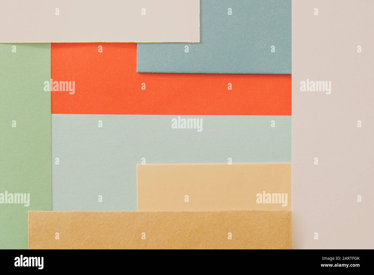 Selection of paper in various colors, background image. Pastel color ...