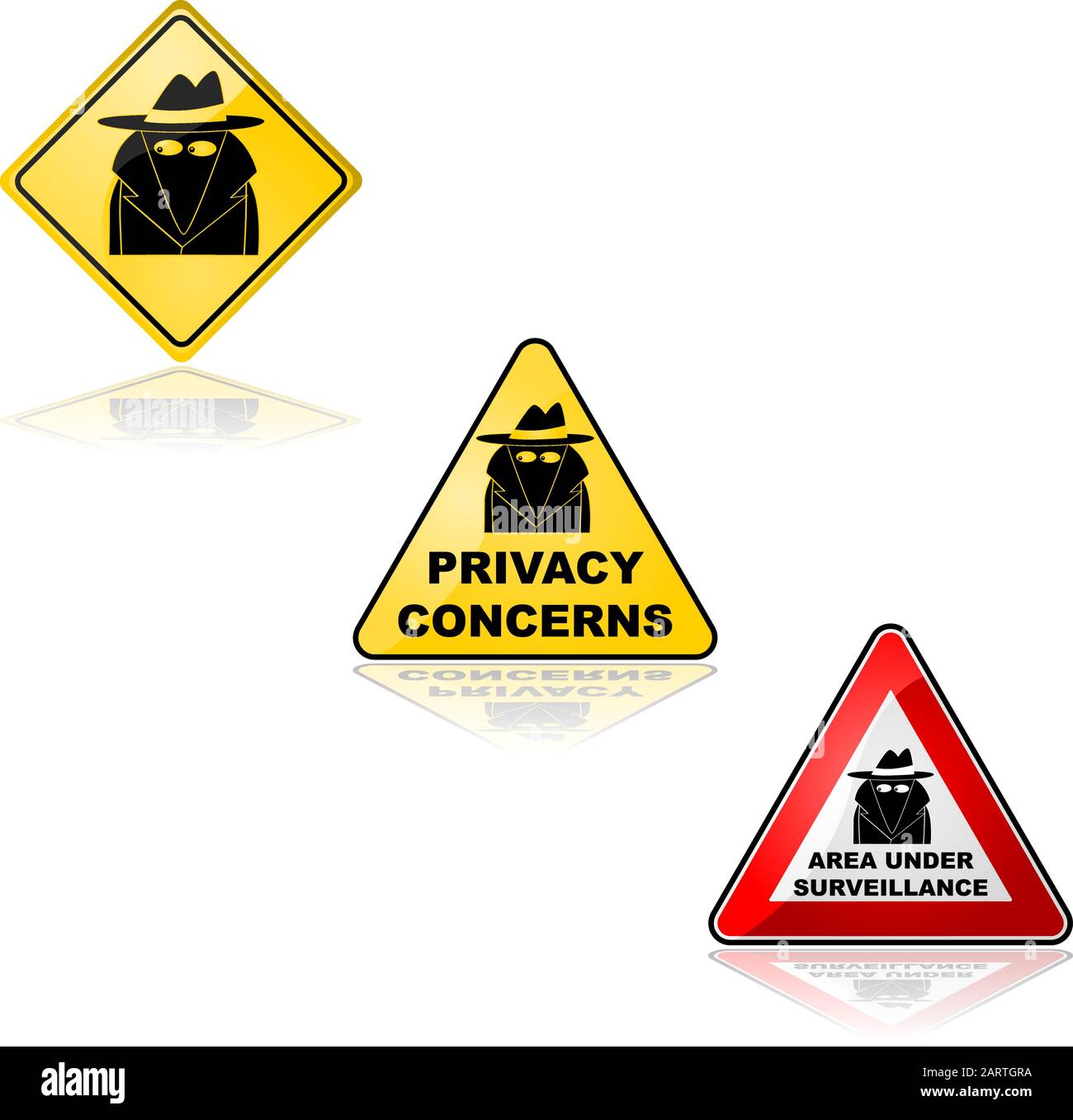 Spy concerns Stock Vector Images - Alamy