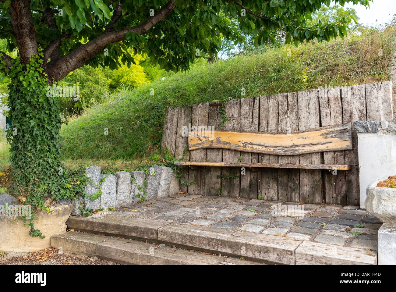 Bench in nature hi-res stock photography and images - Alamy