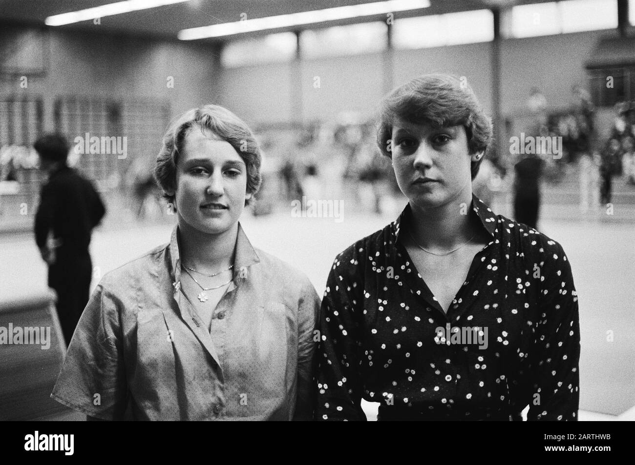 Turnsters Ingrid (left) and Monique Bolleboom sport, gymnastics, Ingrid ...