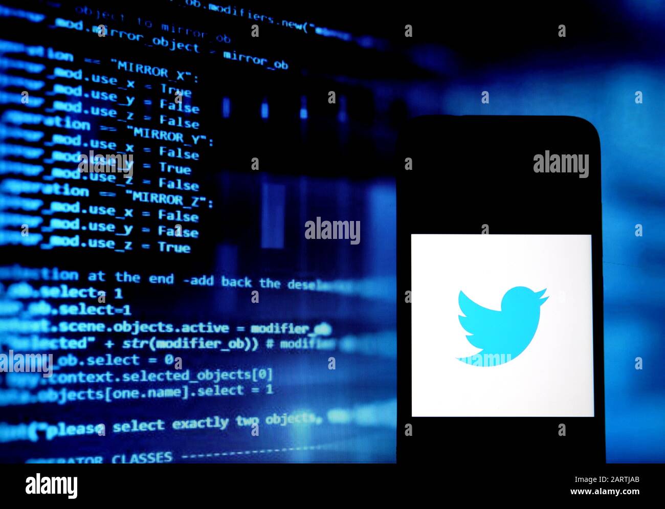 In this photo illustration the most popular social networking ...