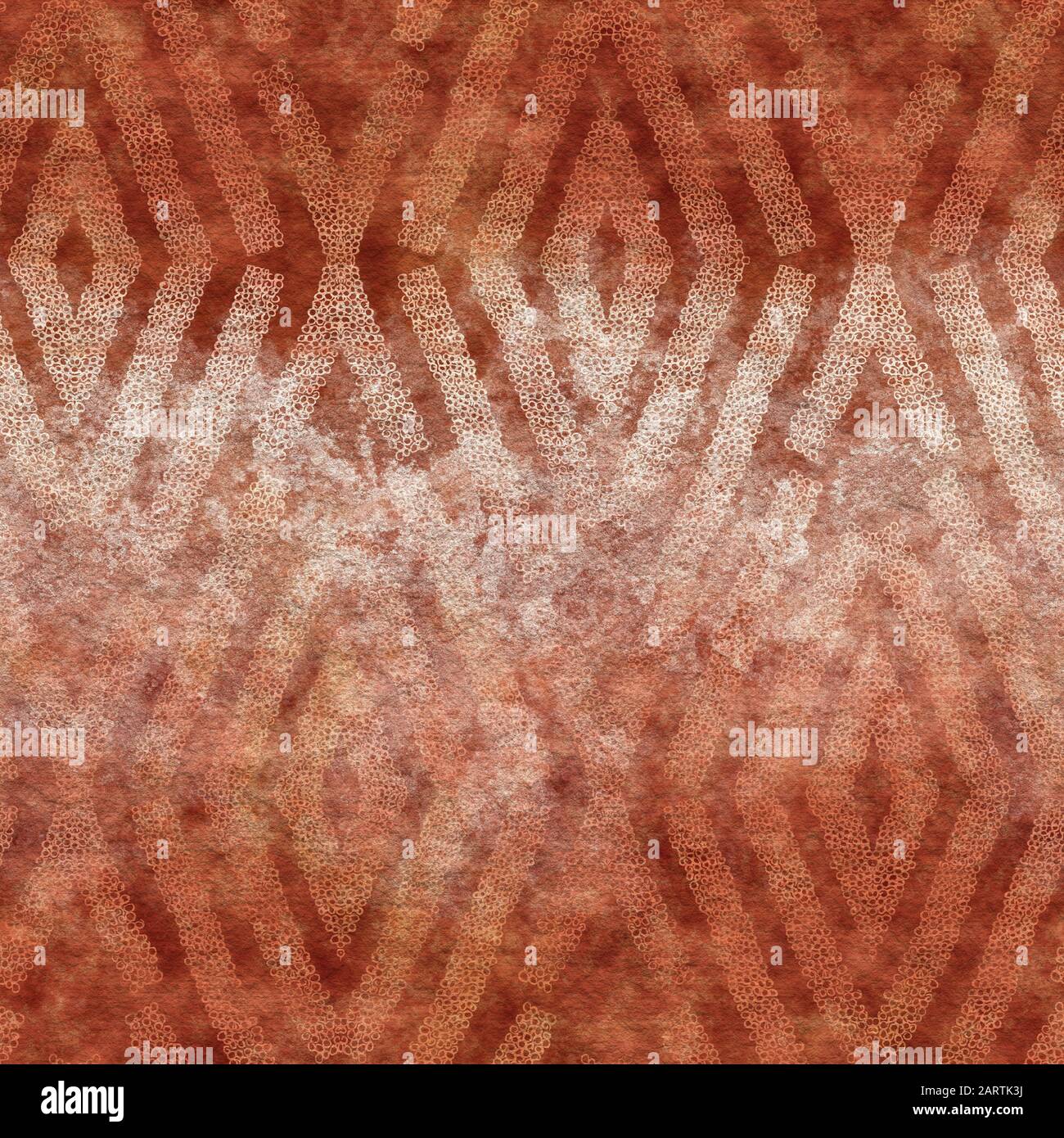 Seamless terracotta texture red clay paint pattern Stock Photo - Alamy
