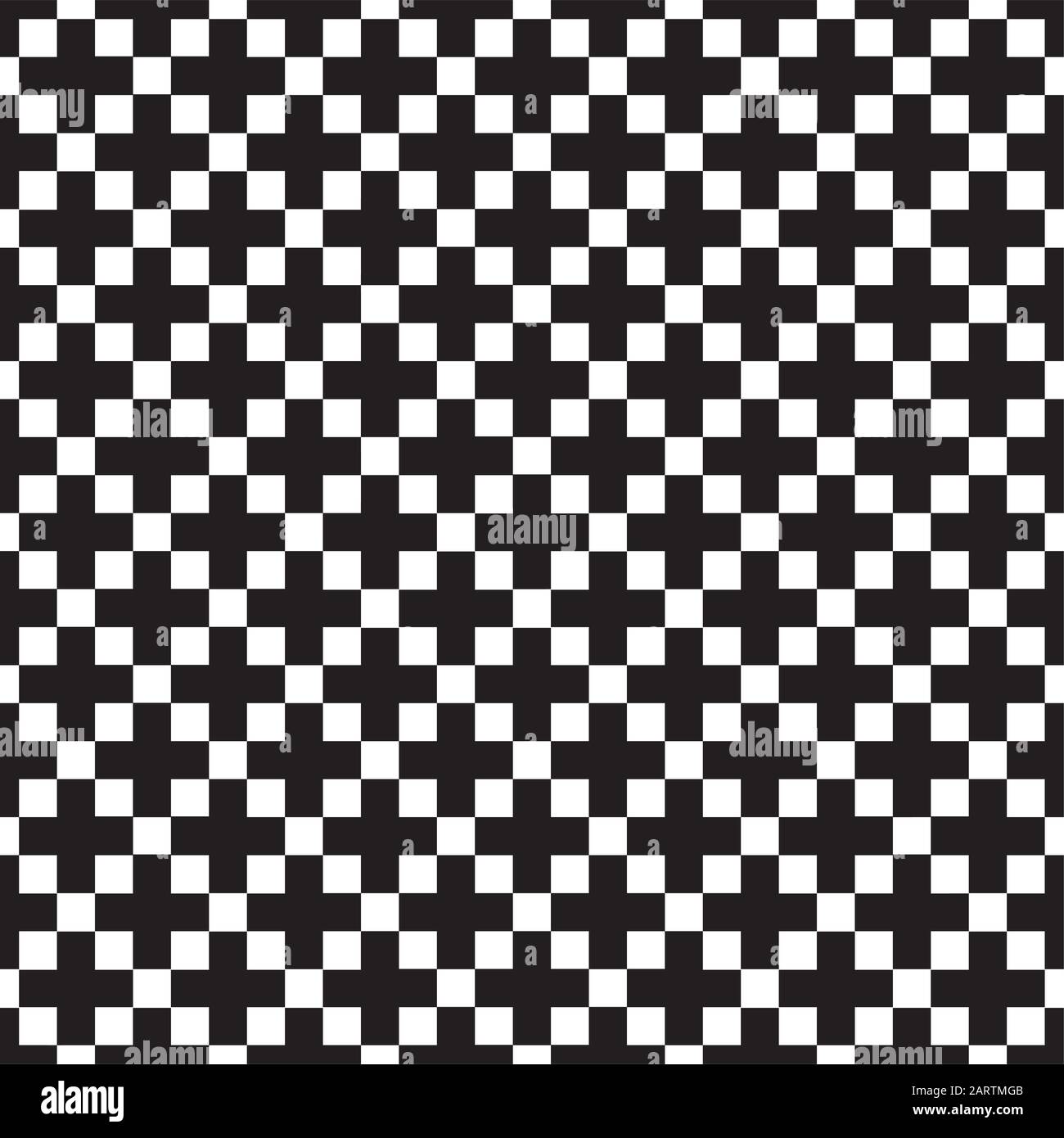 Seamless geometric checkerboard cross pattern background Stock Vector ...