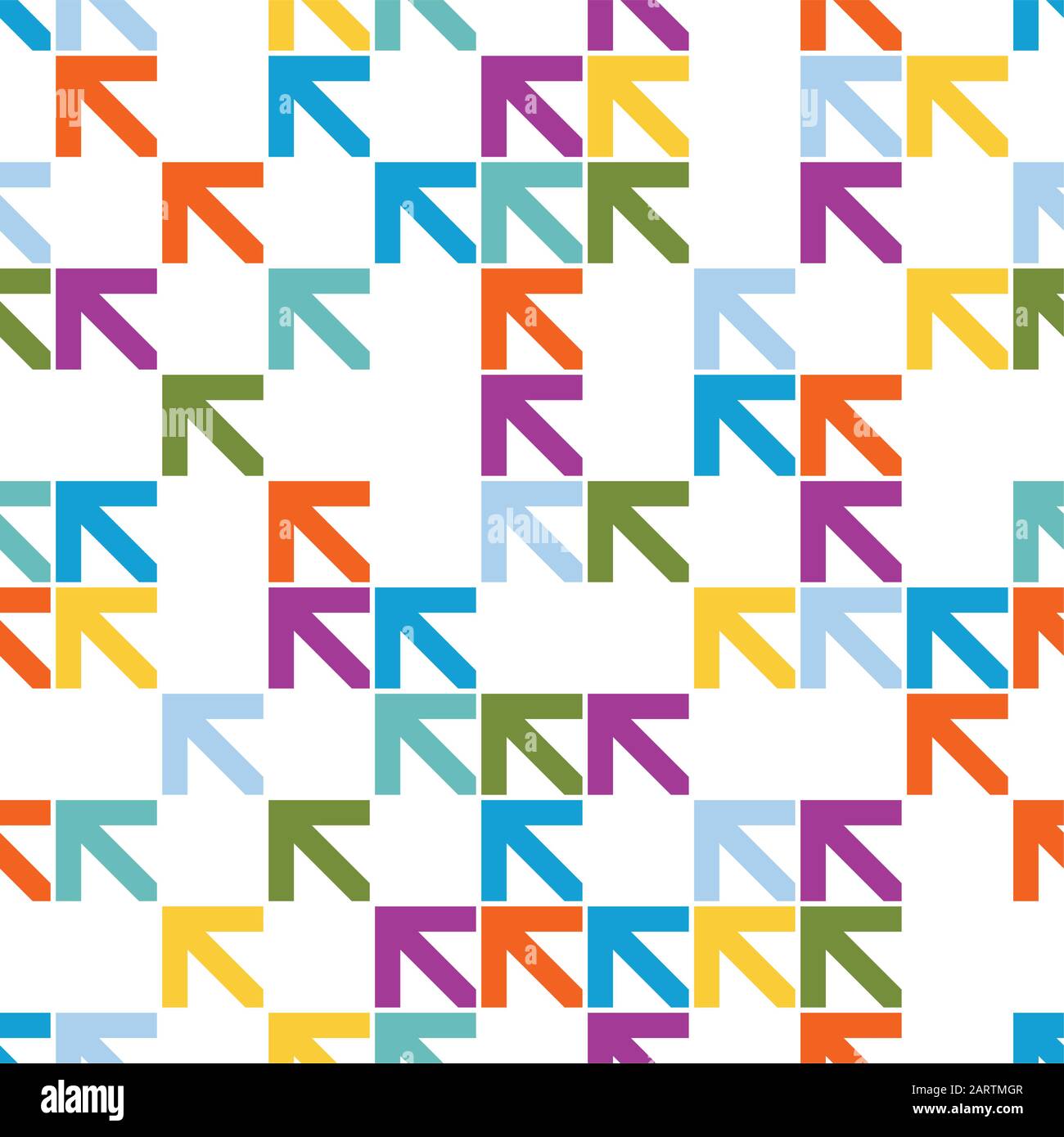 Seamless direction arrow pattern background Stock Vector Image & Art ...
