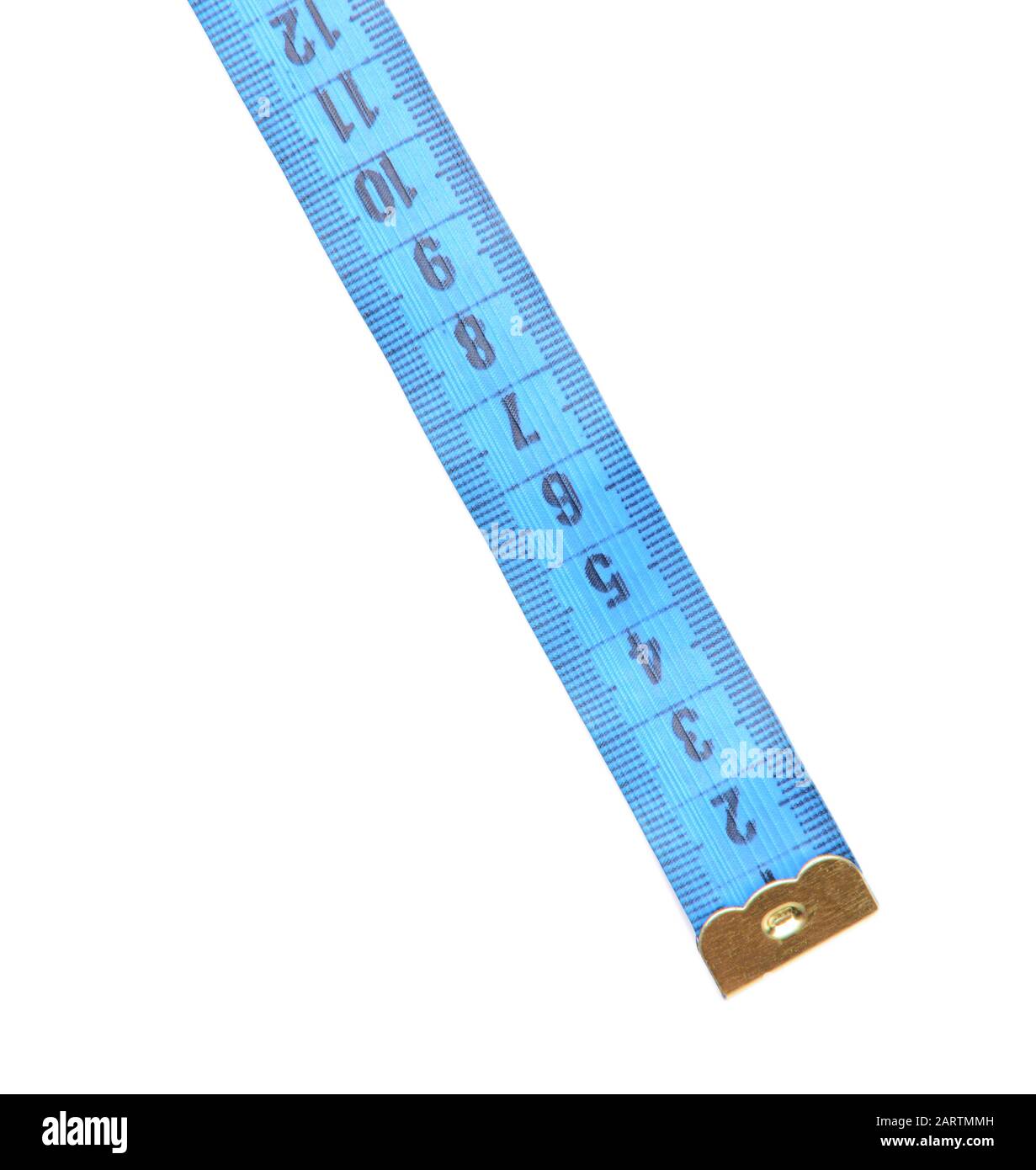 Measuring tape on white background Stock Photo - Alamy