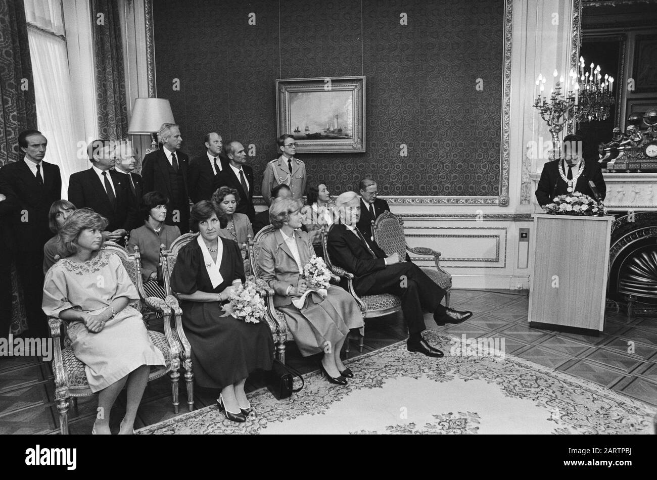 State visit by President Von Weizsacker of West Germany; visit to mayor ...