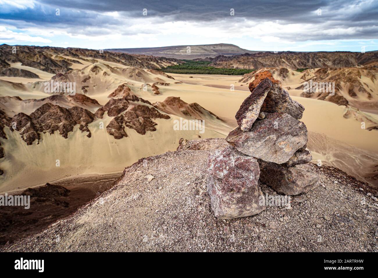 Landscapes and sand dunes in the Nazca desert. Ica, Peru Stock Photo ...
