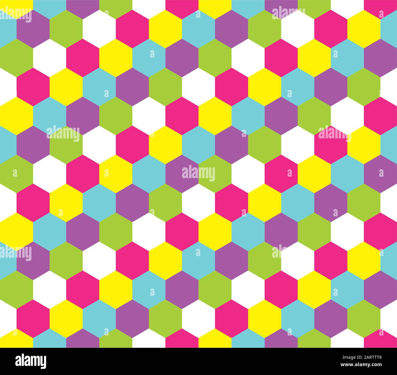 Seamless colourful hexagonal honeycomb pattern background Stock Vector ...