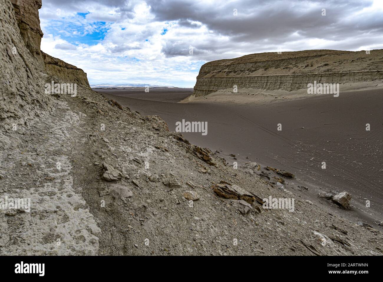 Landscapes and sand dunes in the Nazca desert. Ica, Peru Stock Photo ...
