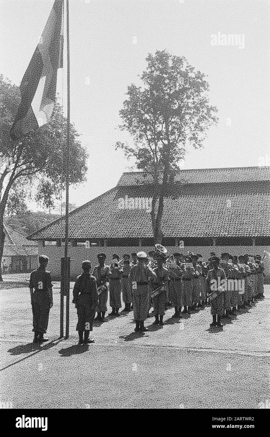 Sworn in by a NEFIS officer for the Java Hotel Staff music KNIL plays ...