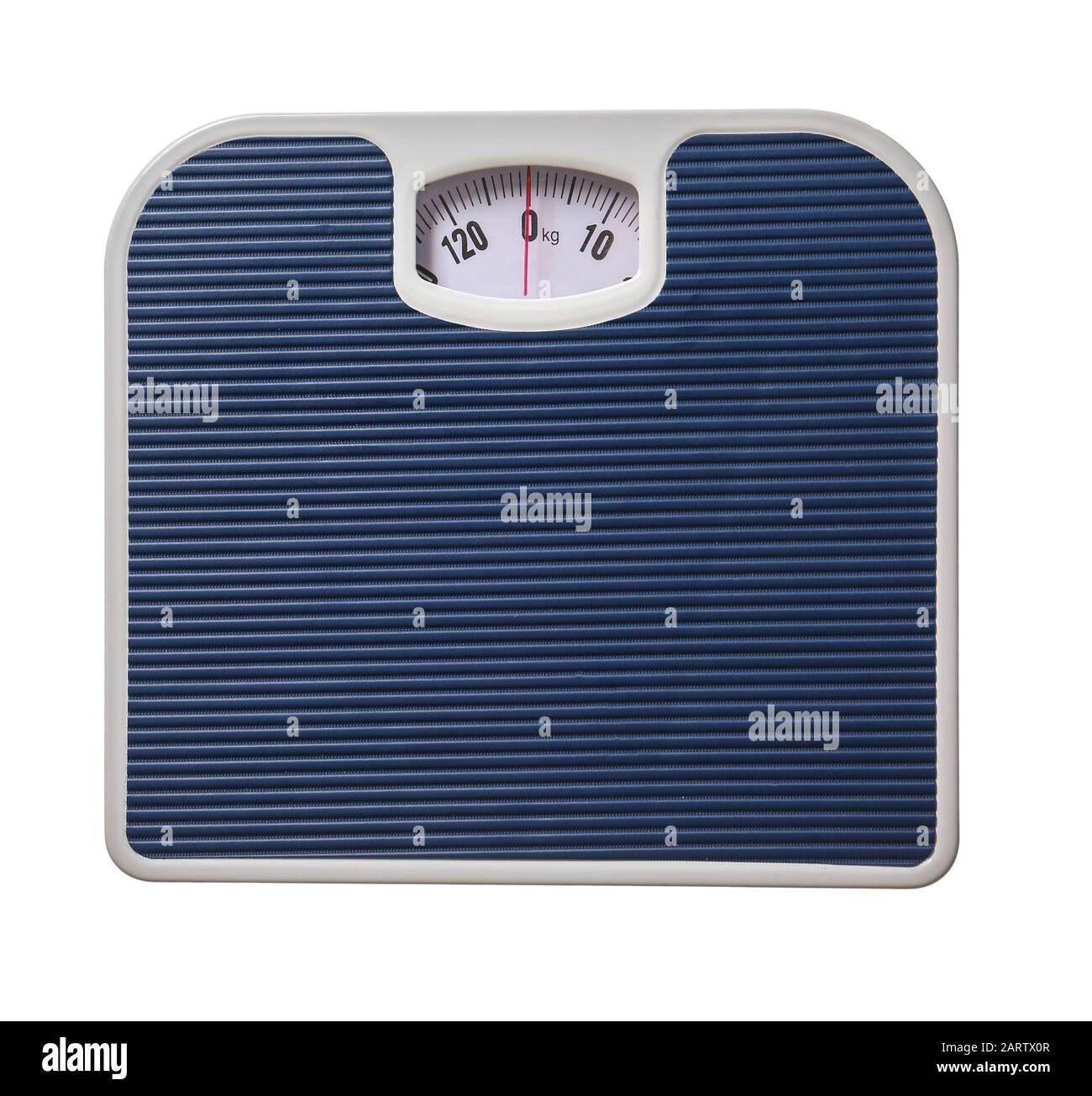 Modern scales on white background Stock Photo - Alamy