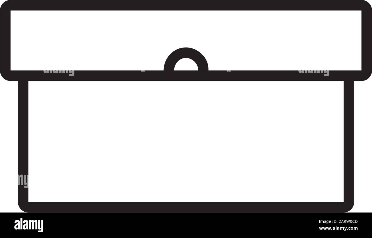 stack cardboard boxes storage cargo icon vector illustration Stock ...