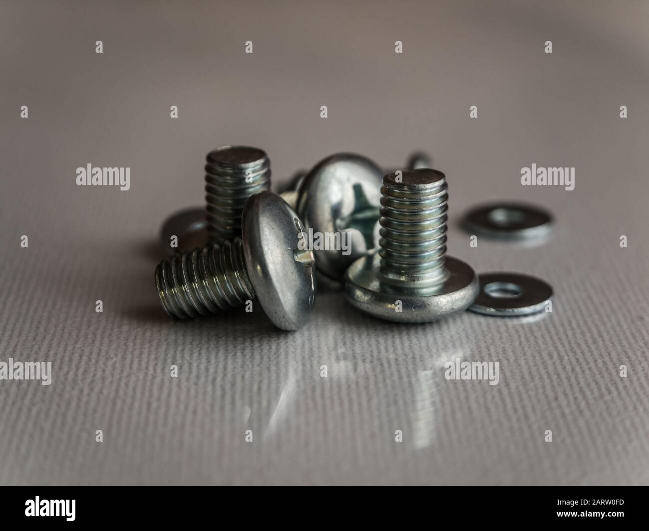 Group bolts nuts washers close hi-res stock photography and images - Alamy