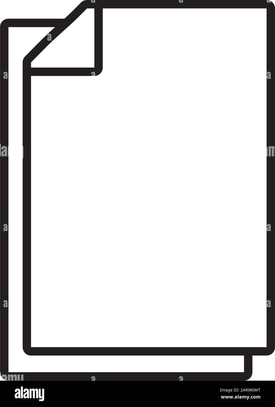 back to school education paper document sheet icon vector illustration ...