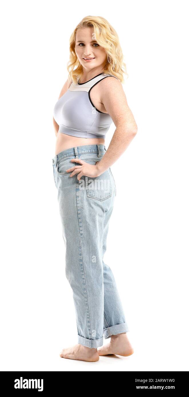 Mature woman freckles beauty Cut Out Stock Images & Pictures - Alamy