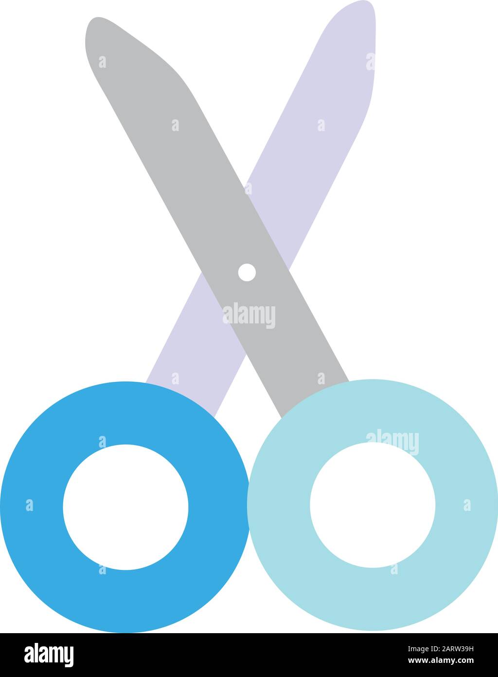 back to school education scissors supply icon vector illustration Stock ...