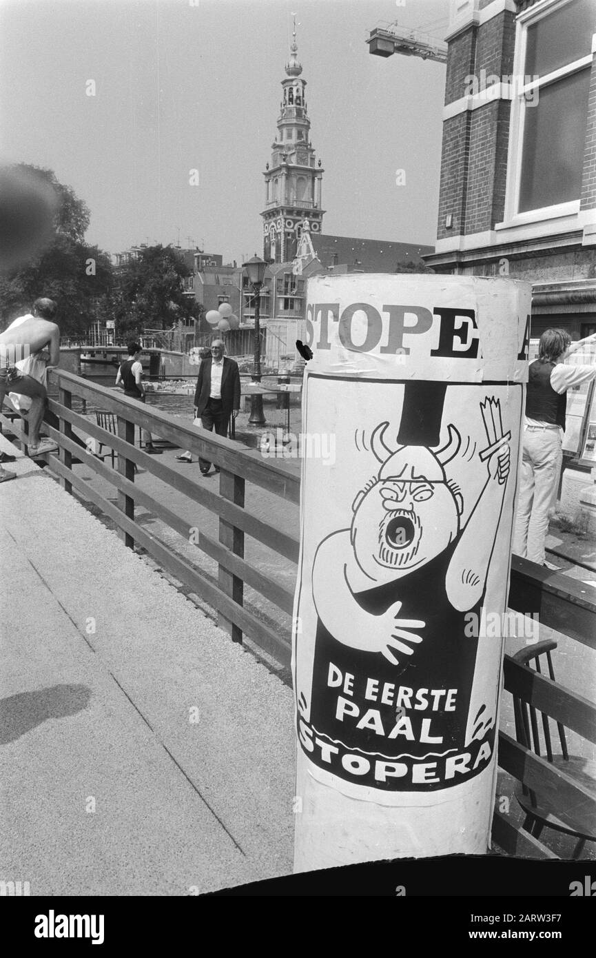 Poster stands Black and White Stock Photos & Images - Alamy