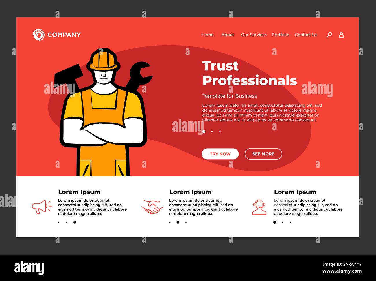 Husband household Stock Vector Images - Alamy