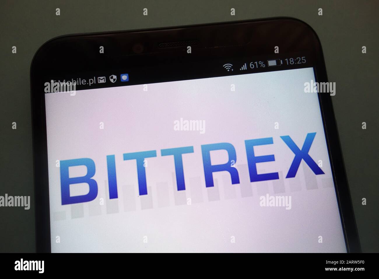 Bittrex logo on a smartphone Stock Photo - Alamy