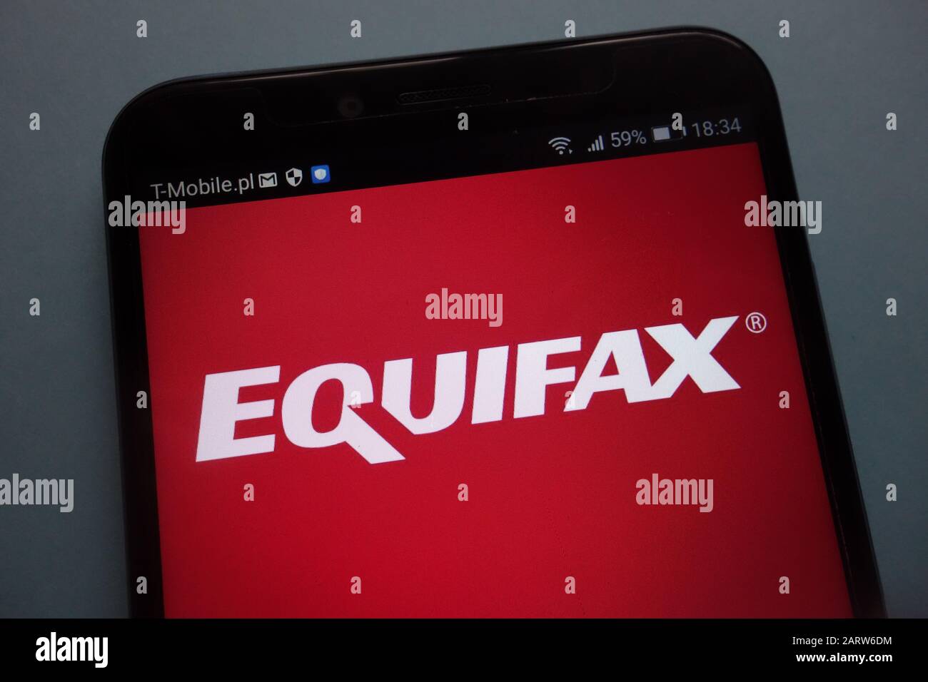 Equifax logo on a smartphone Stock Photo - Alamy