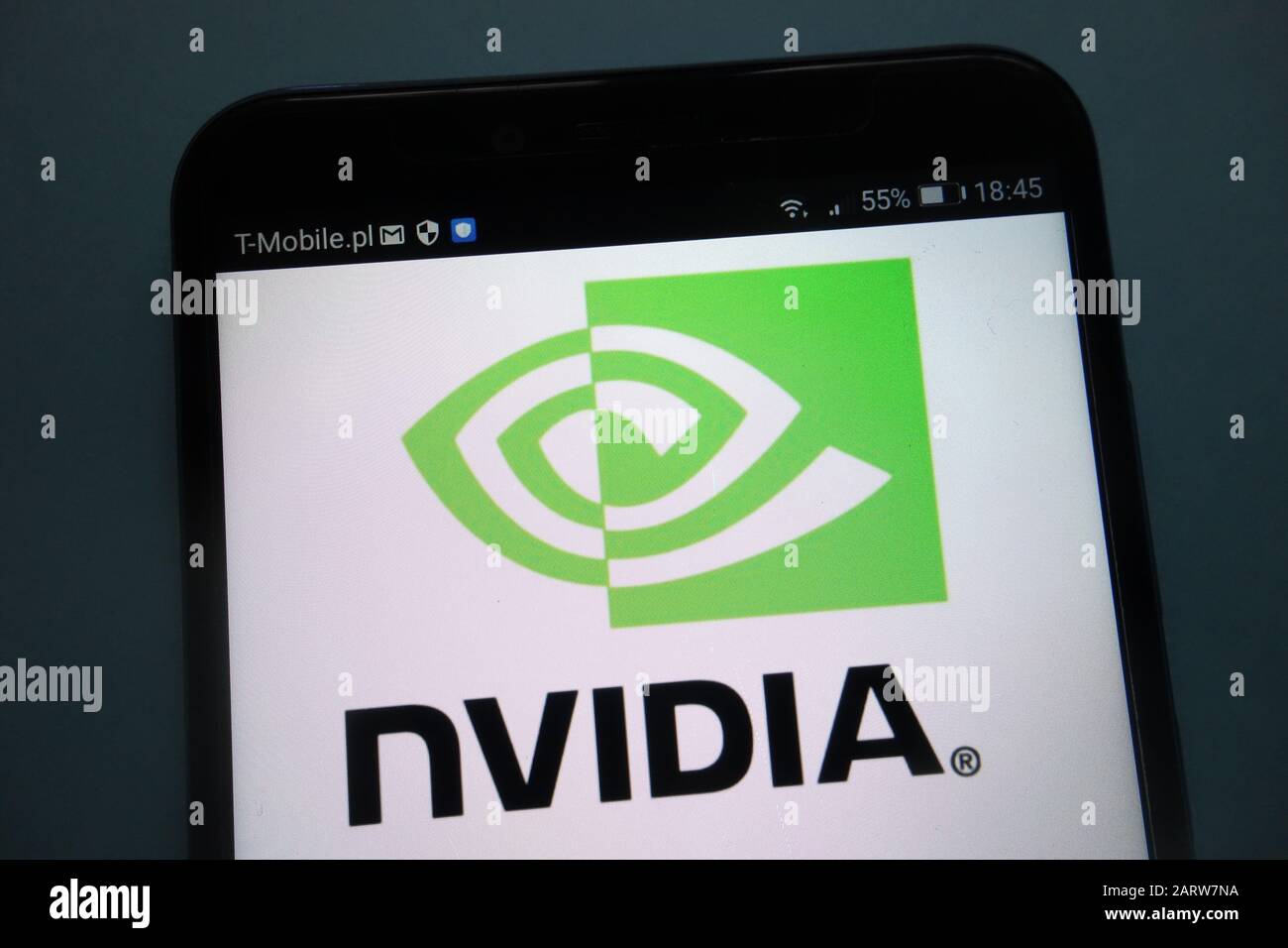 Nvidia logo hi-res stock photography and images - Alamy