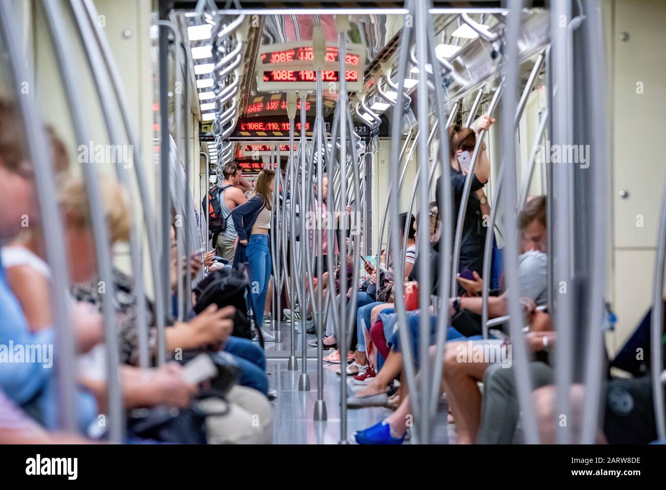 Metro carriage hi-res stock photography and images - Alamy