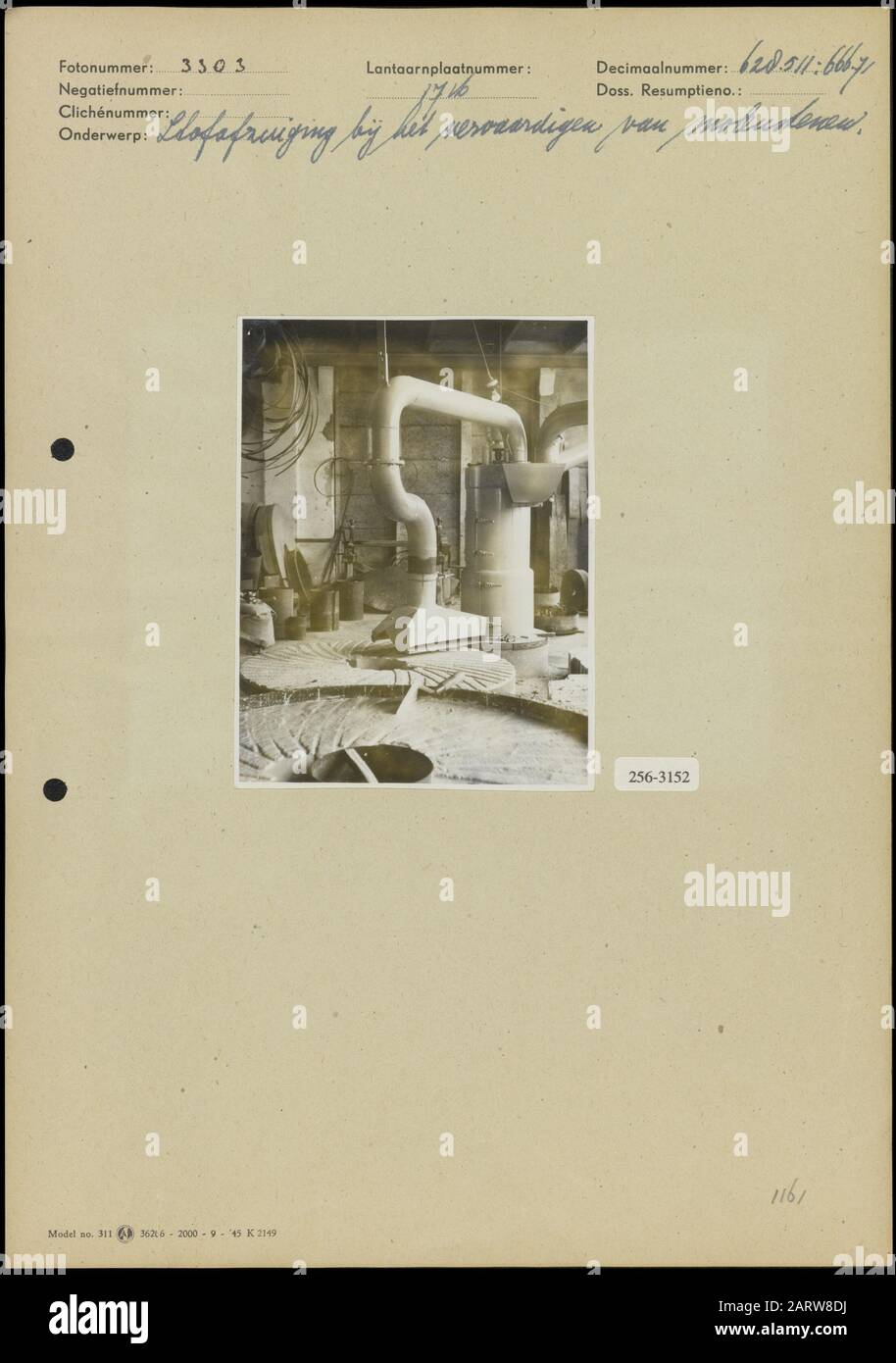 Extraction installations Dust extraction in the manufacture of ...