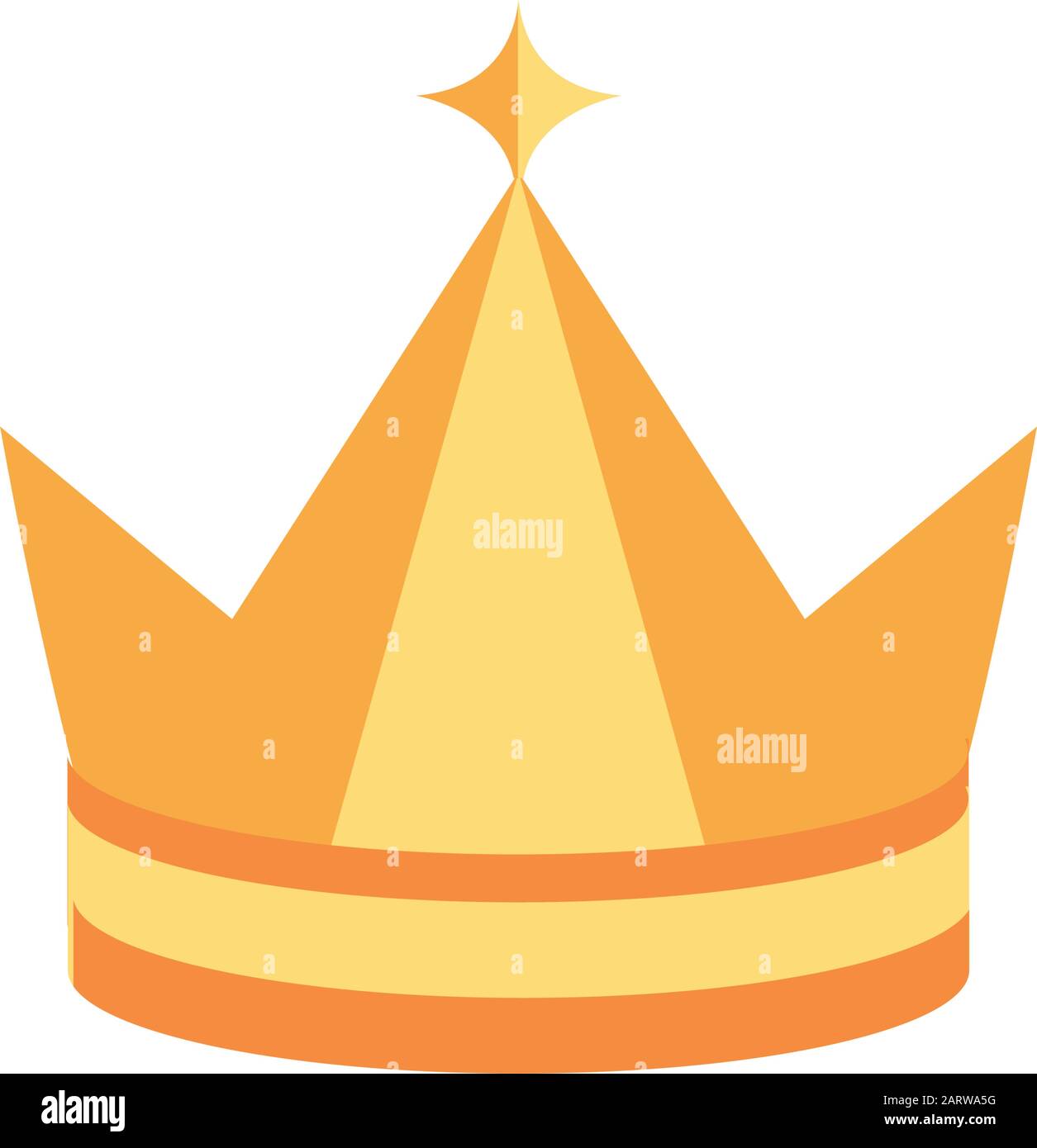 crown monarch jewel royalty heraldic on white background vector ...